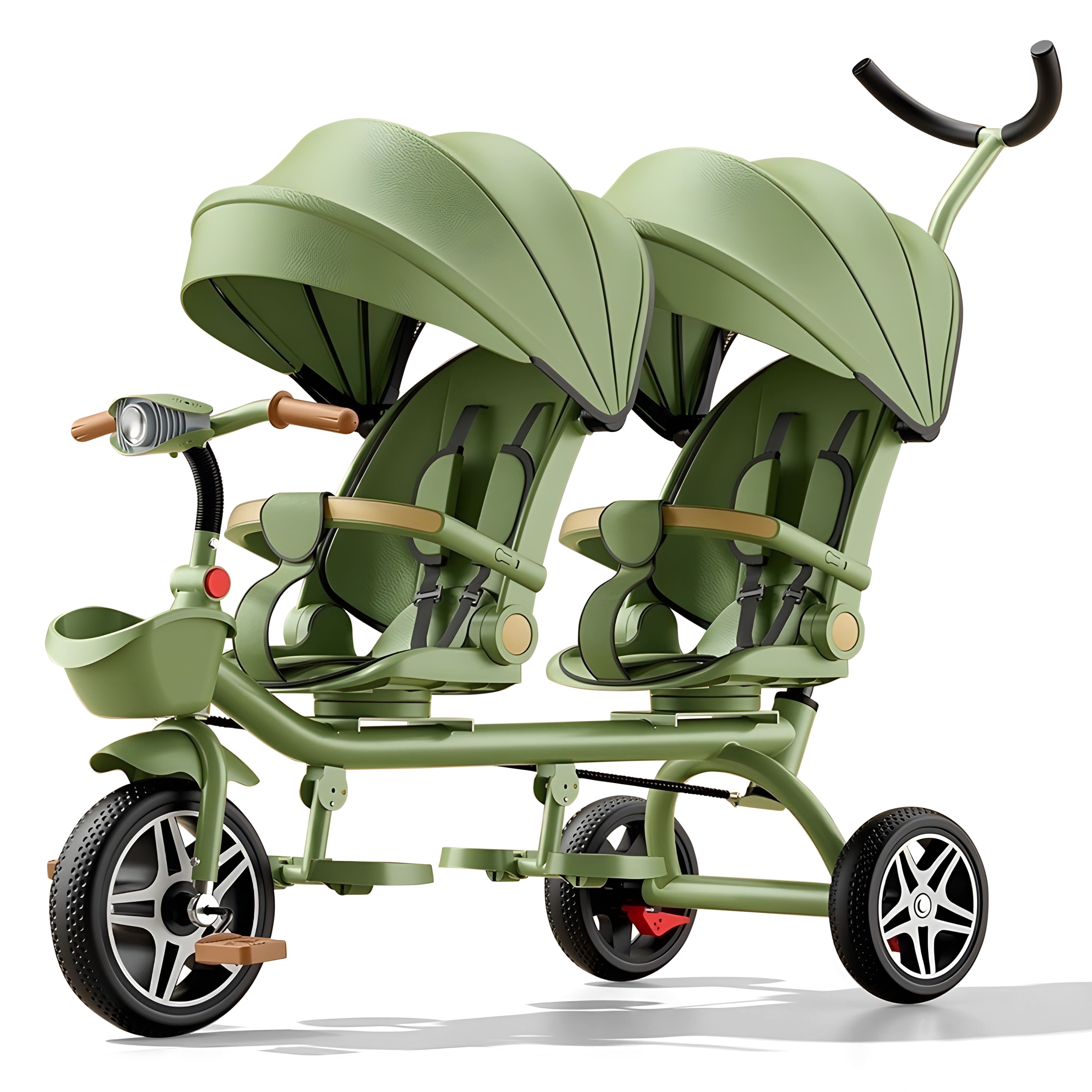 Rocket Rider 4-in-1 Twin Trike – Strollers & Prams